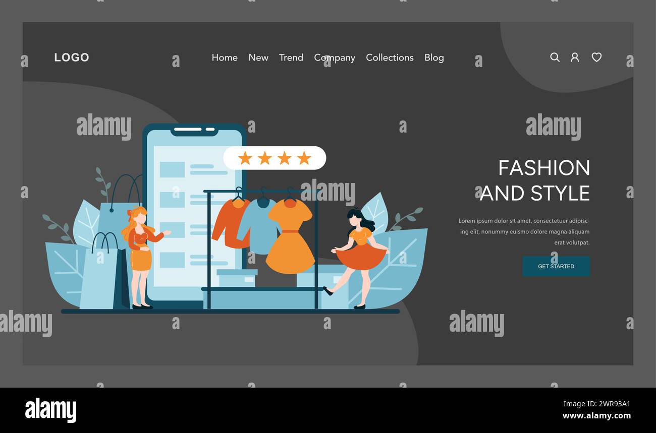 Chic outfits Stock Vector Images - Alamy