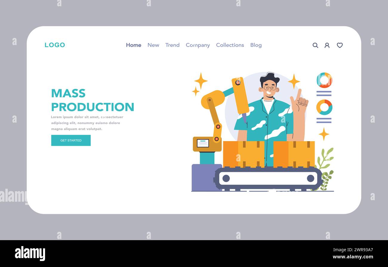 Mass market web or landing. Mass production economics. Targeted ...