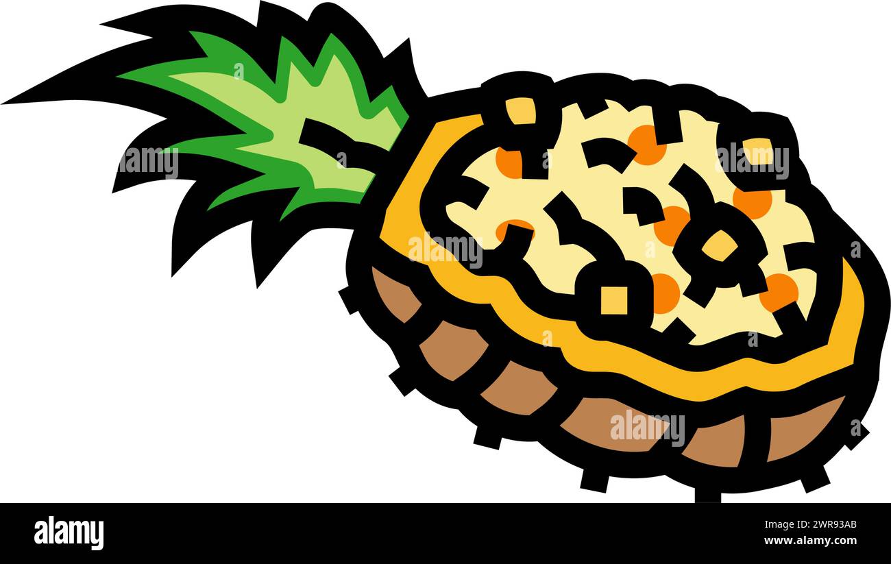 Chinese pineapple Stock Vector Images - Alamy