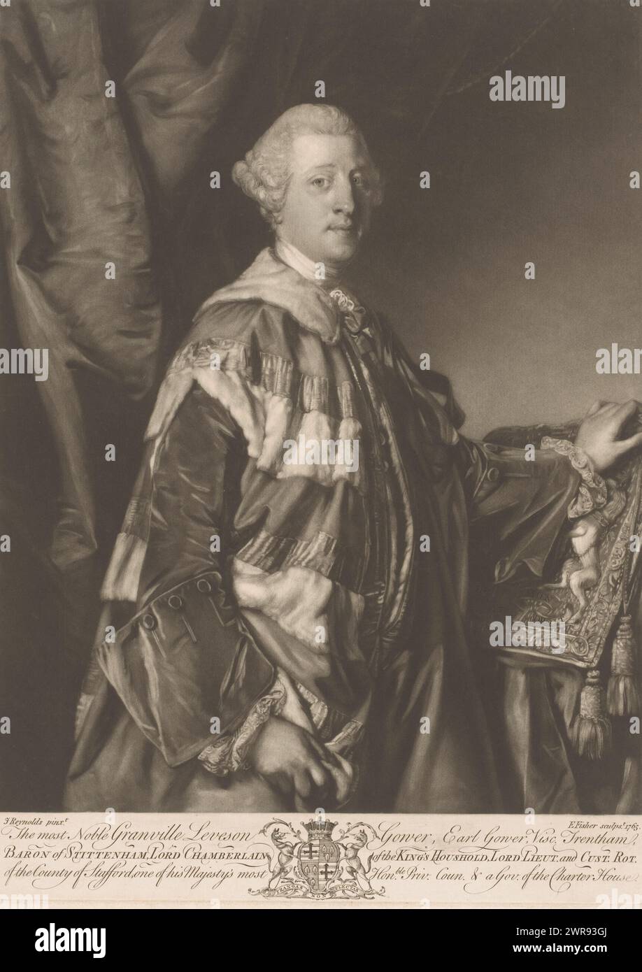 Portrait of Granville Leveson-Gower, The most Noble Granville Leveson ...