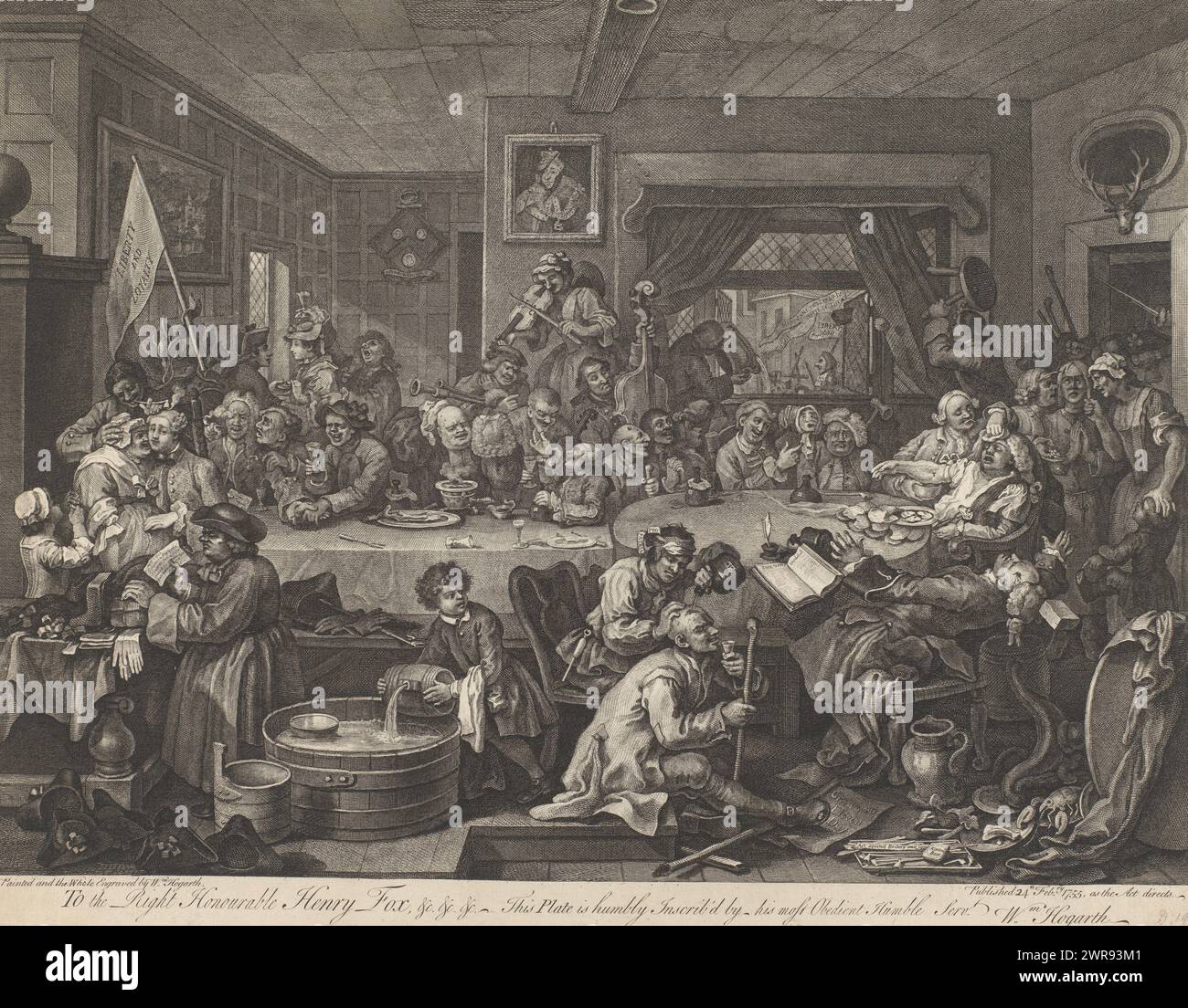 Painting william hogarth after hi-res stock photography and images - Alamy