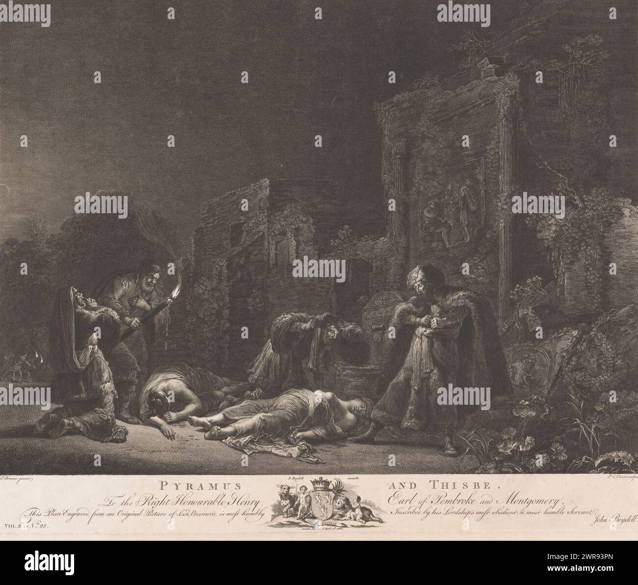 Pyramus and Thisbe, Pyramus and Thisbe (title on object), Most ...