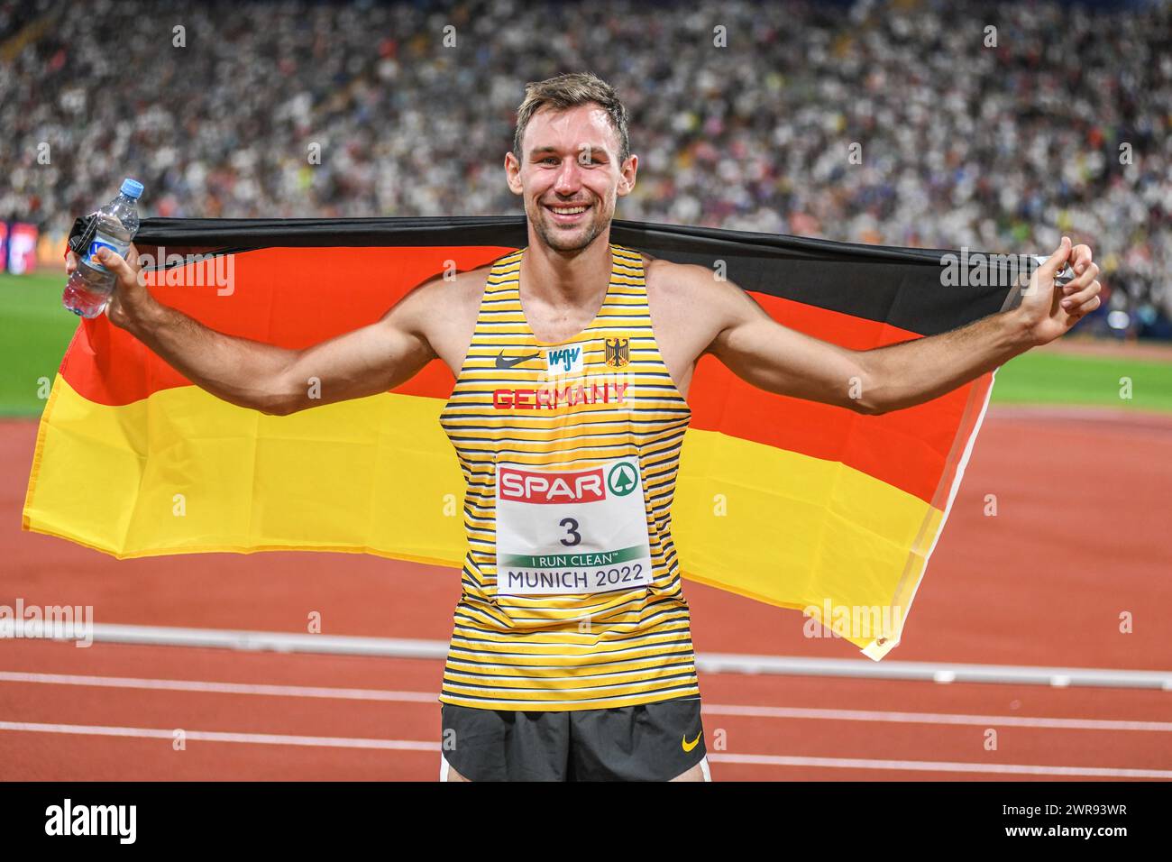 Niklas Kaul (Germany). Dechatlon Gold Medal. European Athletics ...