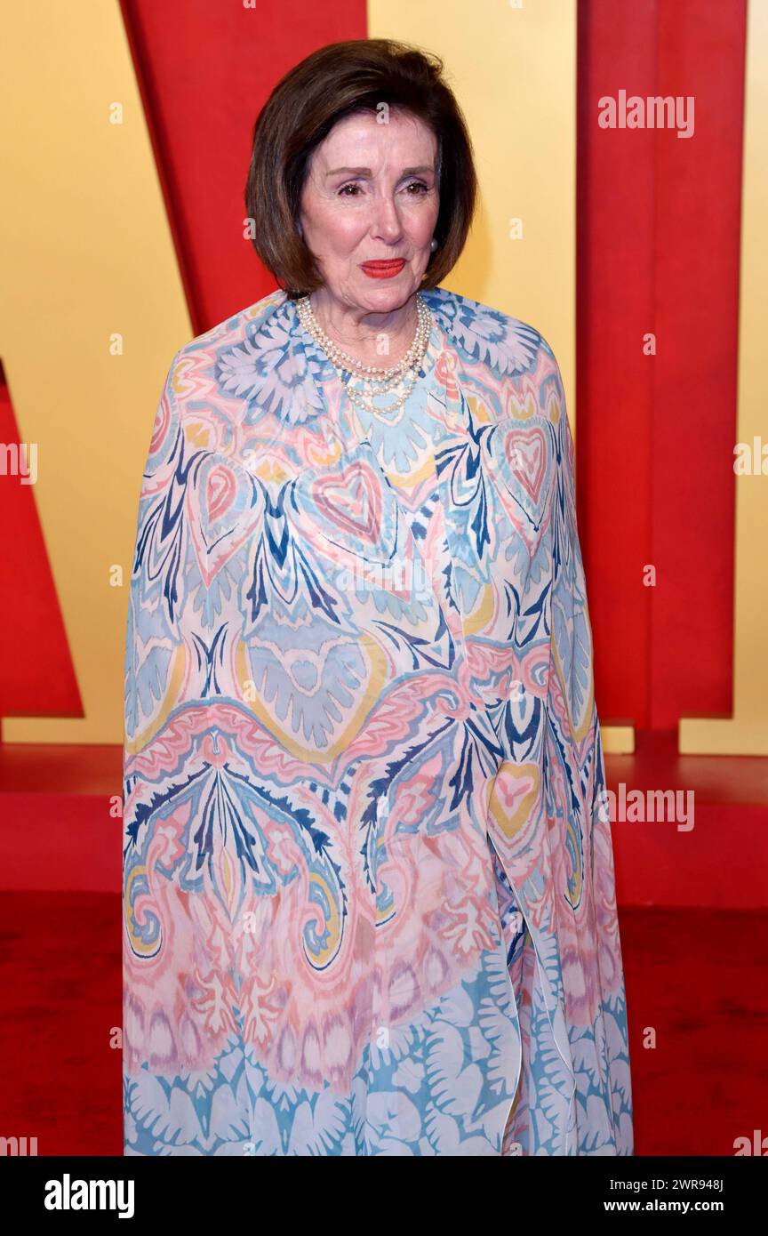 Nancy Pelosi bei der Vanity Fair Oscar Party 2024 anlässlich der 96 ...