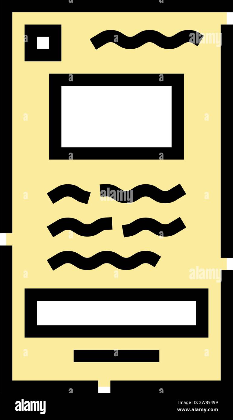 wireframe ux ui design color icon vector illustration Stock Vector Image & Art - Alamy