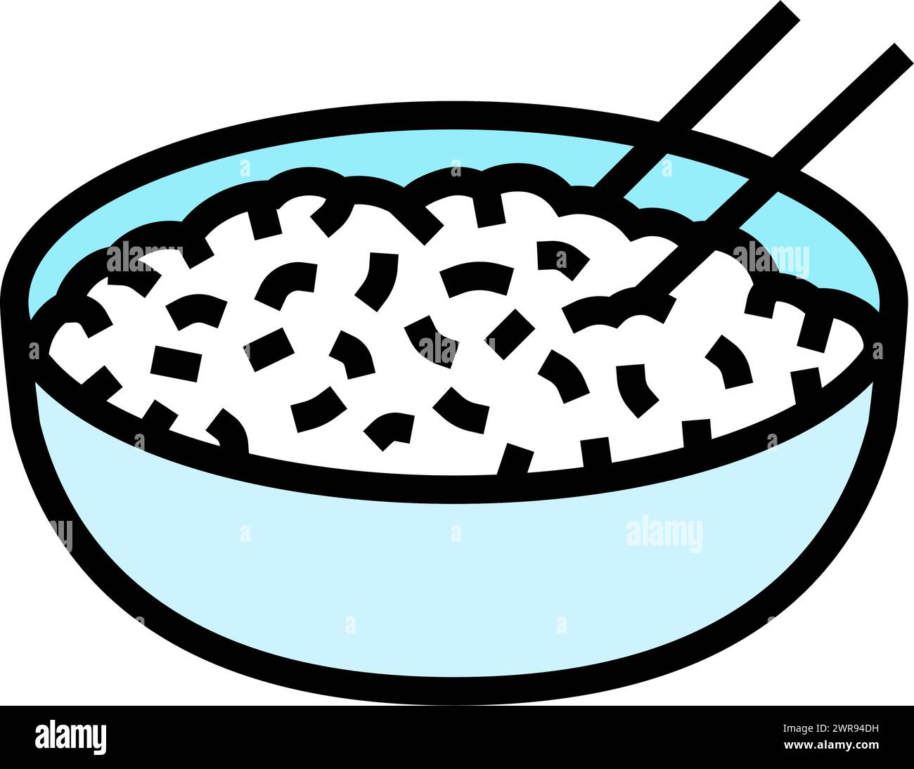 Thai jasmine rice Stock Vector Images - Alamy