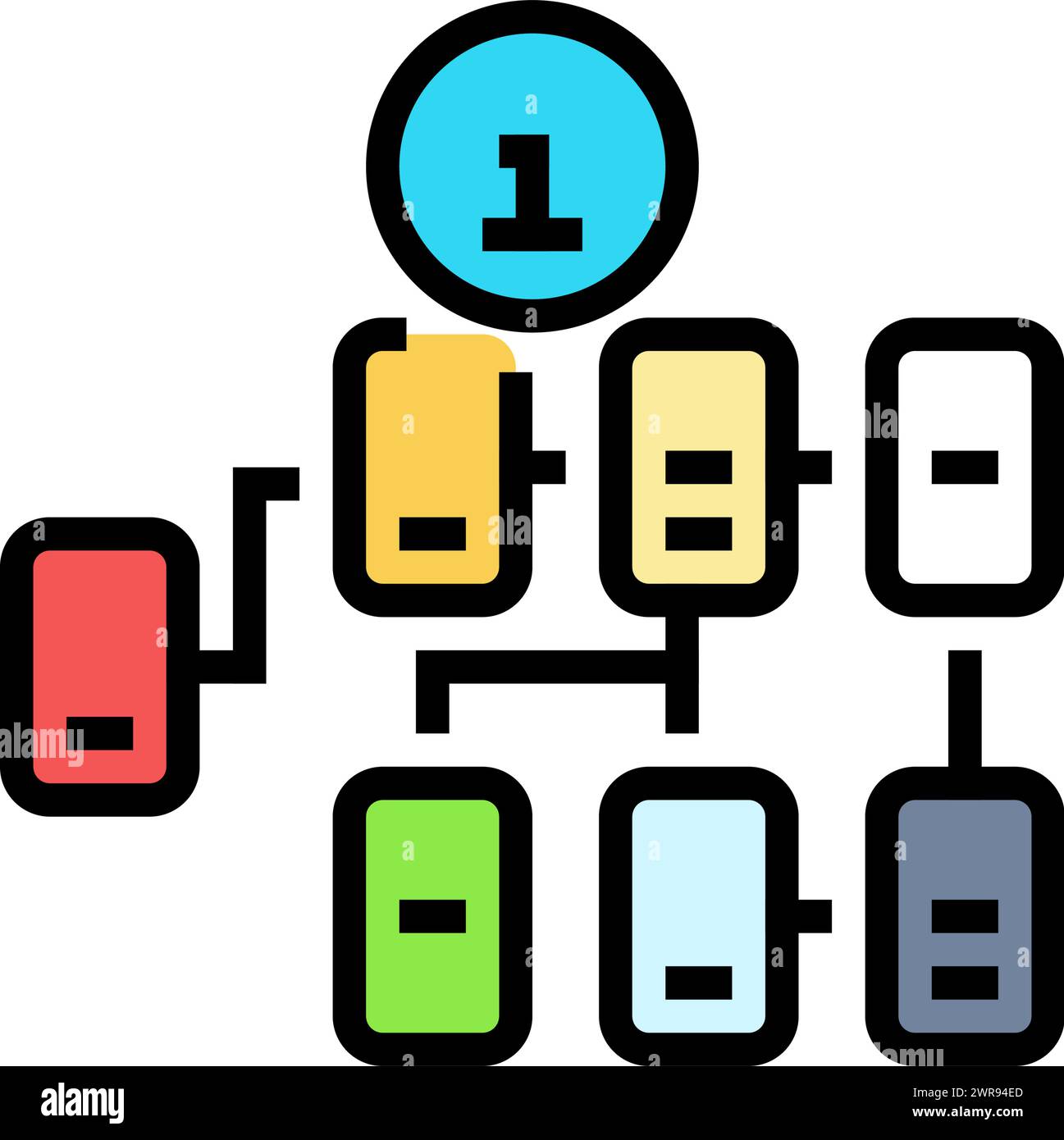 Information Architecture Ux Ui Design Color Icon Vector Illustration Stock Vector Image And Art