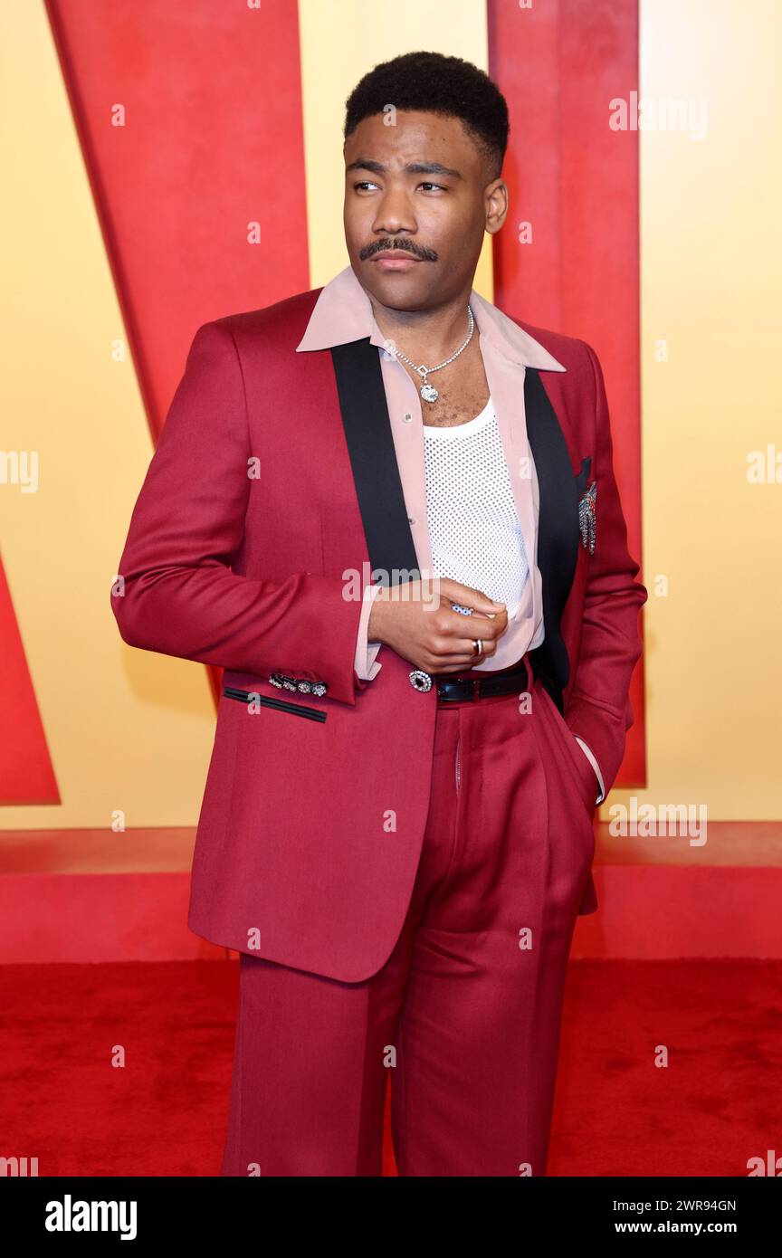 Donald Glover bei der Vanity Fair Oscar Party 2024 anlässlich der 96 ...
