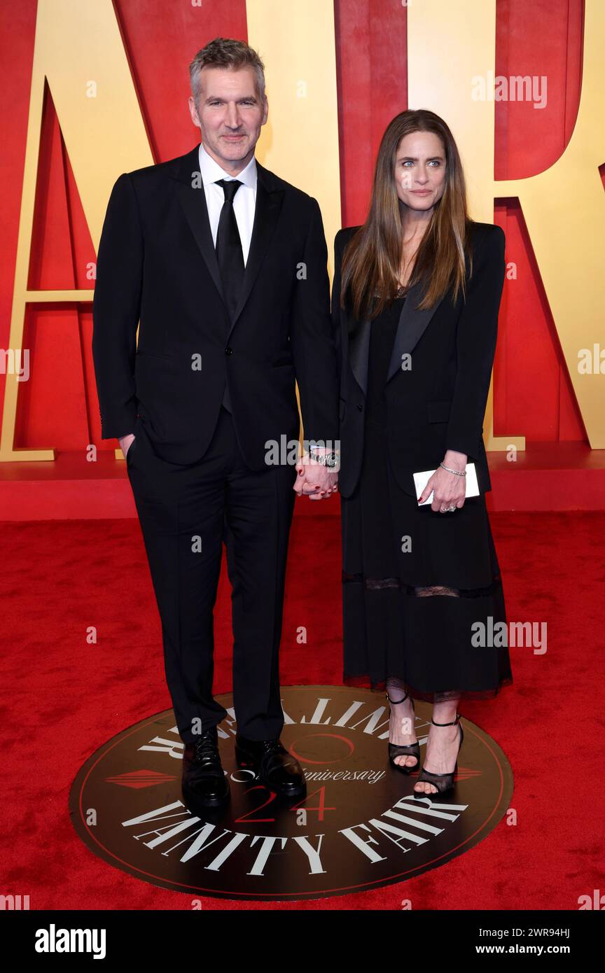 Amanda Peet mit Ehemann David Benioff bei der Vanity Fair Oscar Party ...