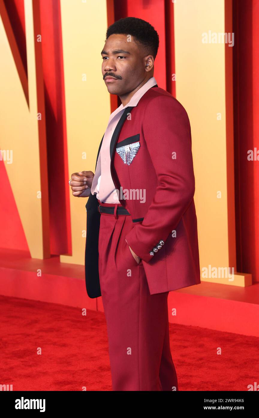 Donald Glover bei der Vanity Fair Oscar Party 2024 anlässlich der 96 ...