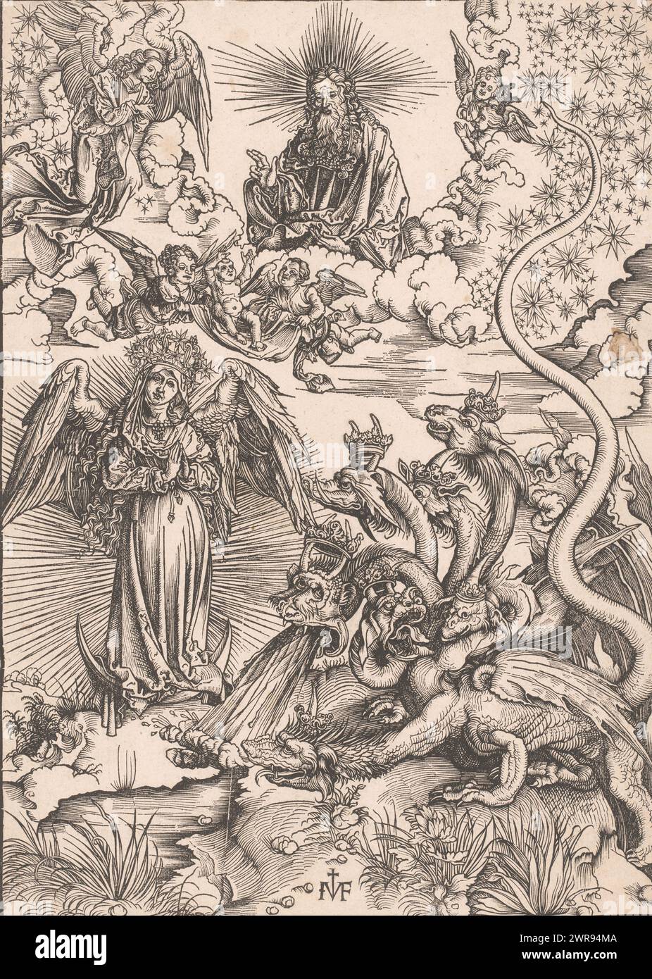 Blowing of the seventh trumpet, Copies after Dürer's Apocalypse (series ...
