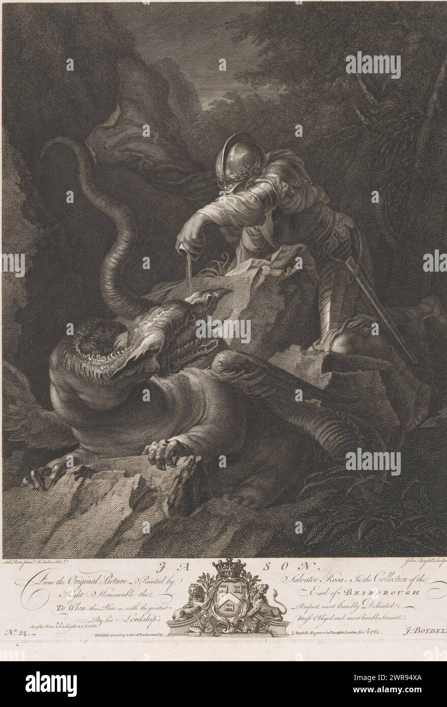 Jason and the dragon, Jason (title on object), Jason pours Medea's ...