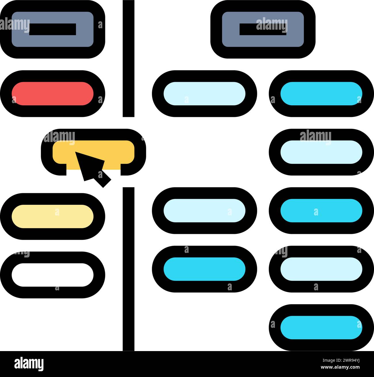 Card sorting Stock Vector Images - Alamy