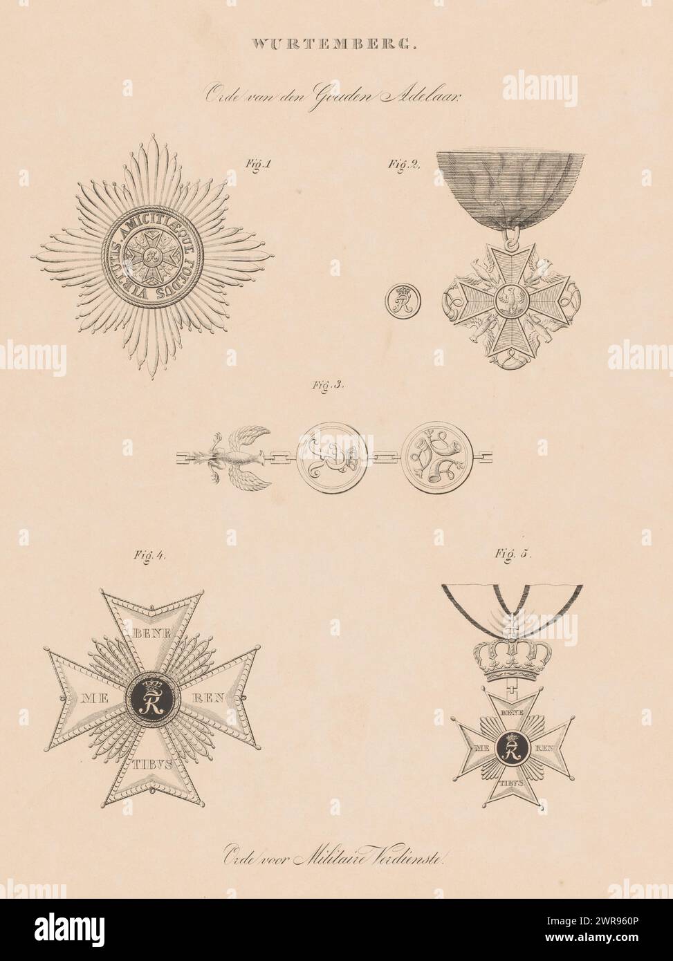 Orders of Knighthood from Württemberg, Historical description of the ...