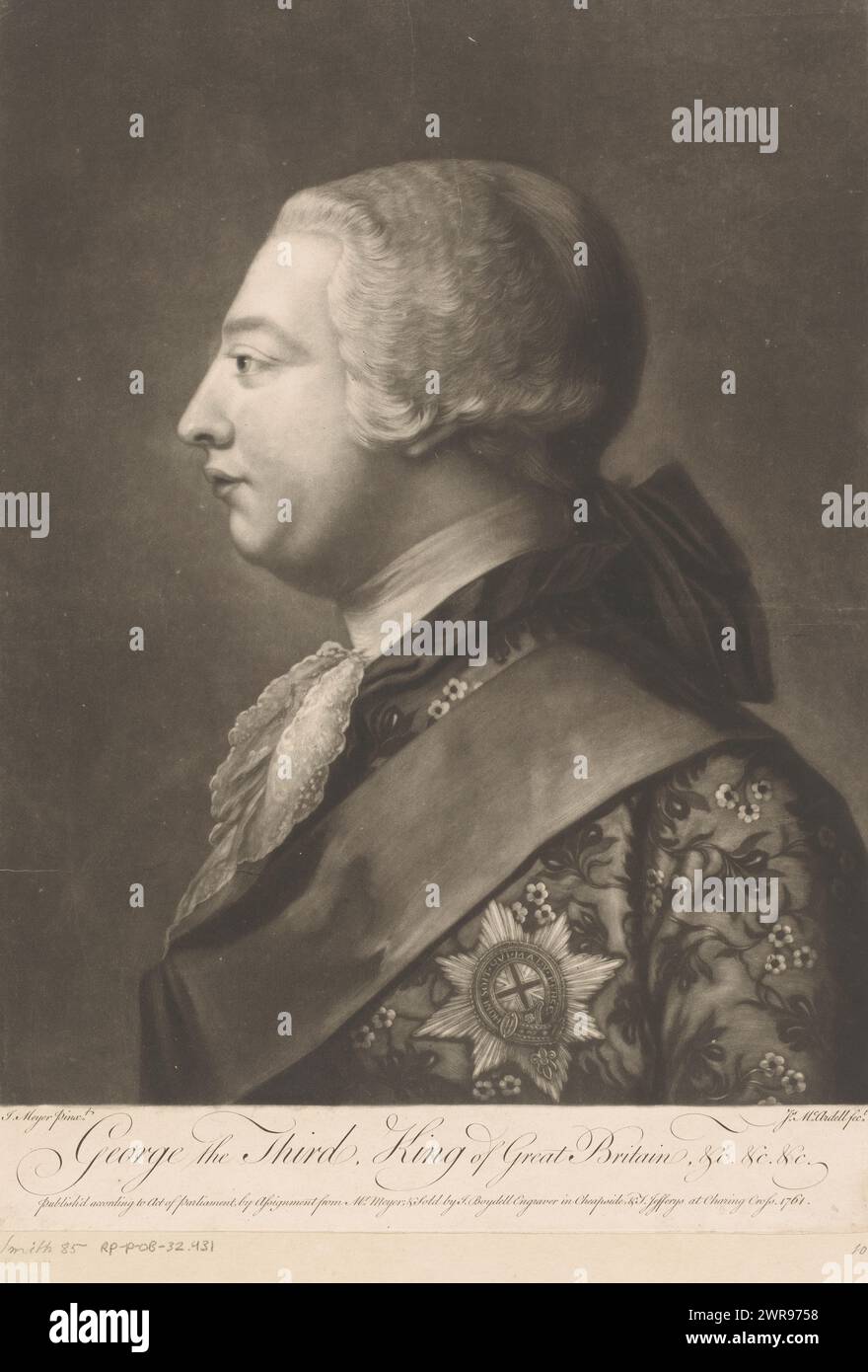 Portrait of George III of the United Kingdom, George the Third, King of ...