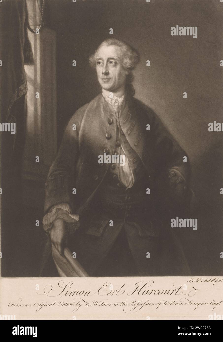 Portrait of Simon Harcourt, Simon Earl Harcourt (title on object ...