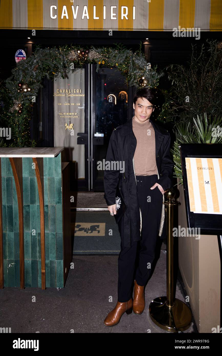 Paris, France. 28th Feb, 2024. Jérémy Bellet attends a fashion show at ...