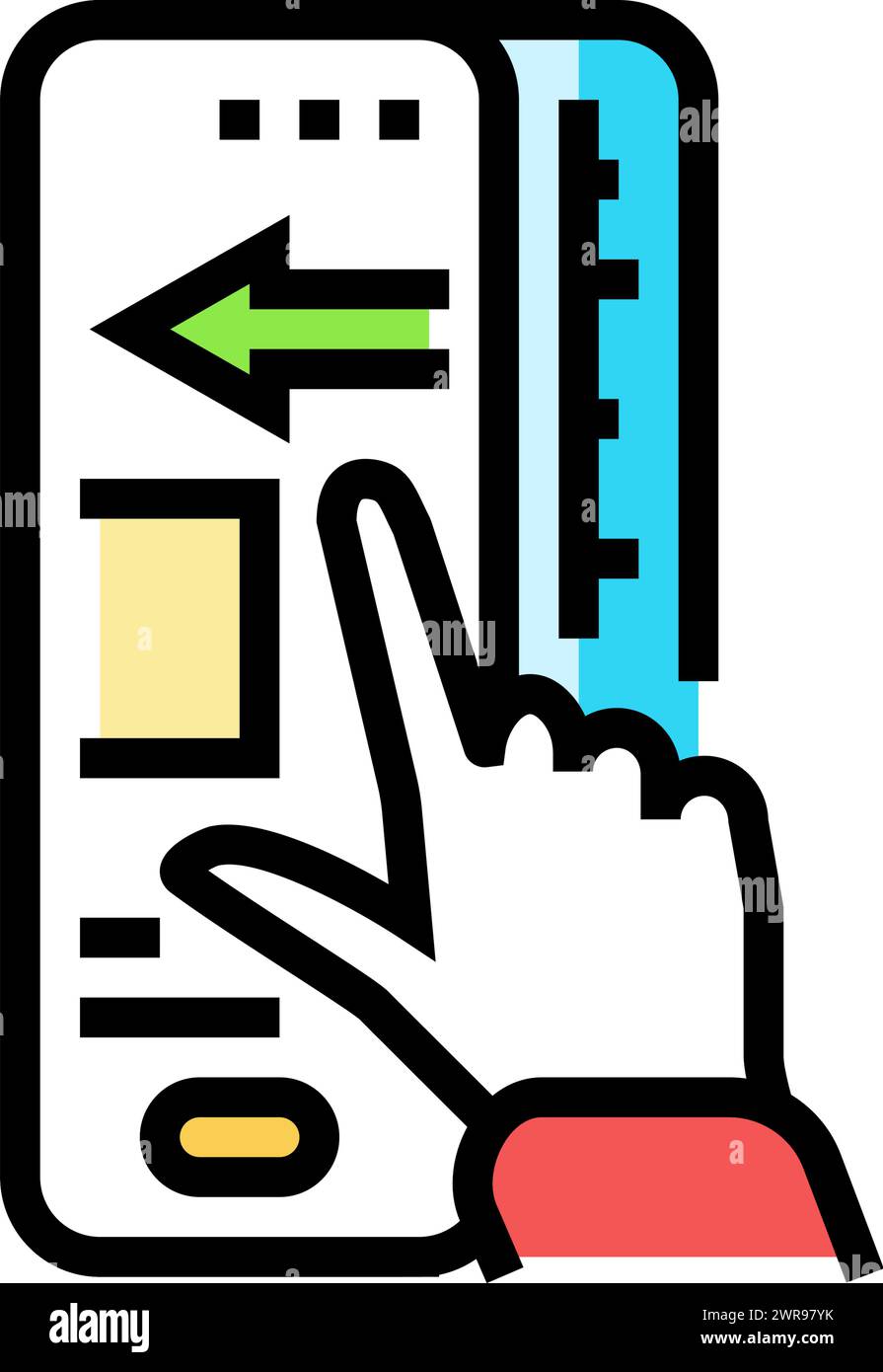 ui animation ux ui design color icon vector illustration Stock Vector Image & Art - Alamy