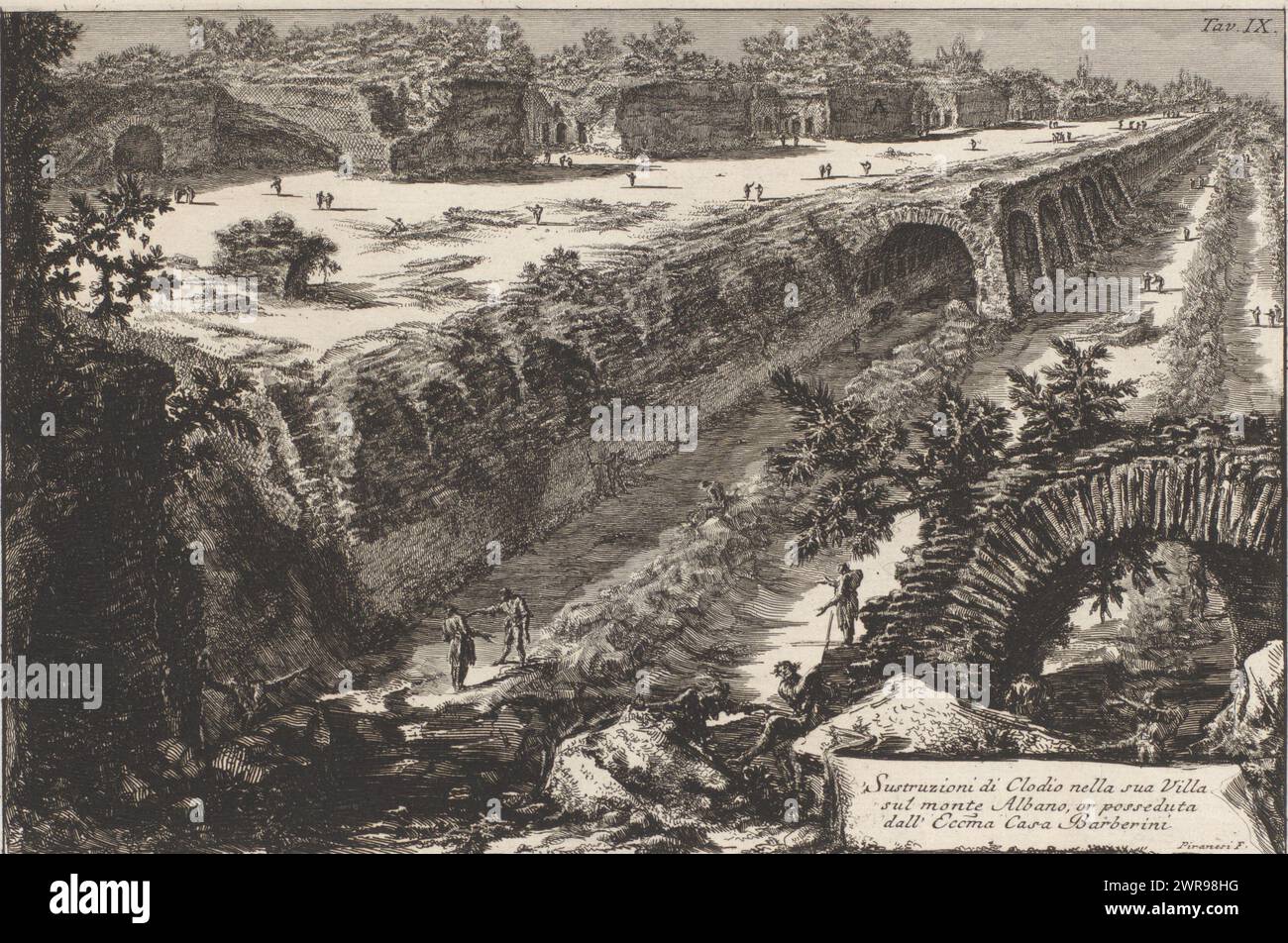 Clodio nella sua villa sul monte alban hi-res stock photography and ...