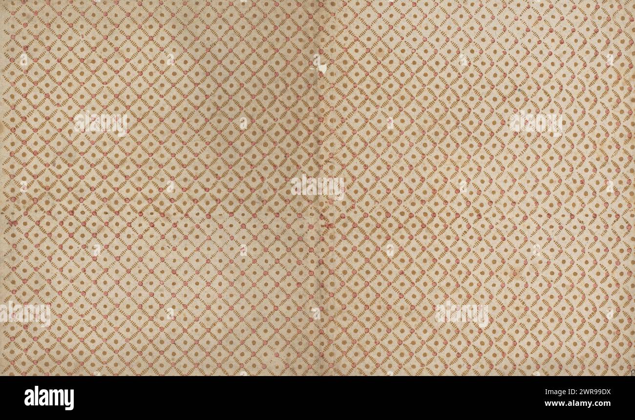 Sheet with diamond pattern with point as field filling and diagonal ...