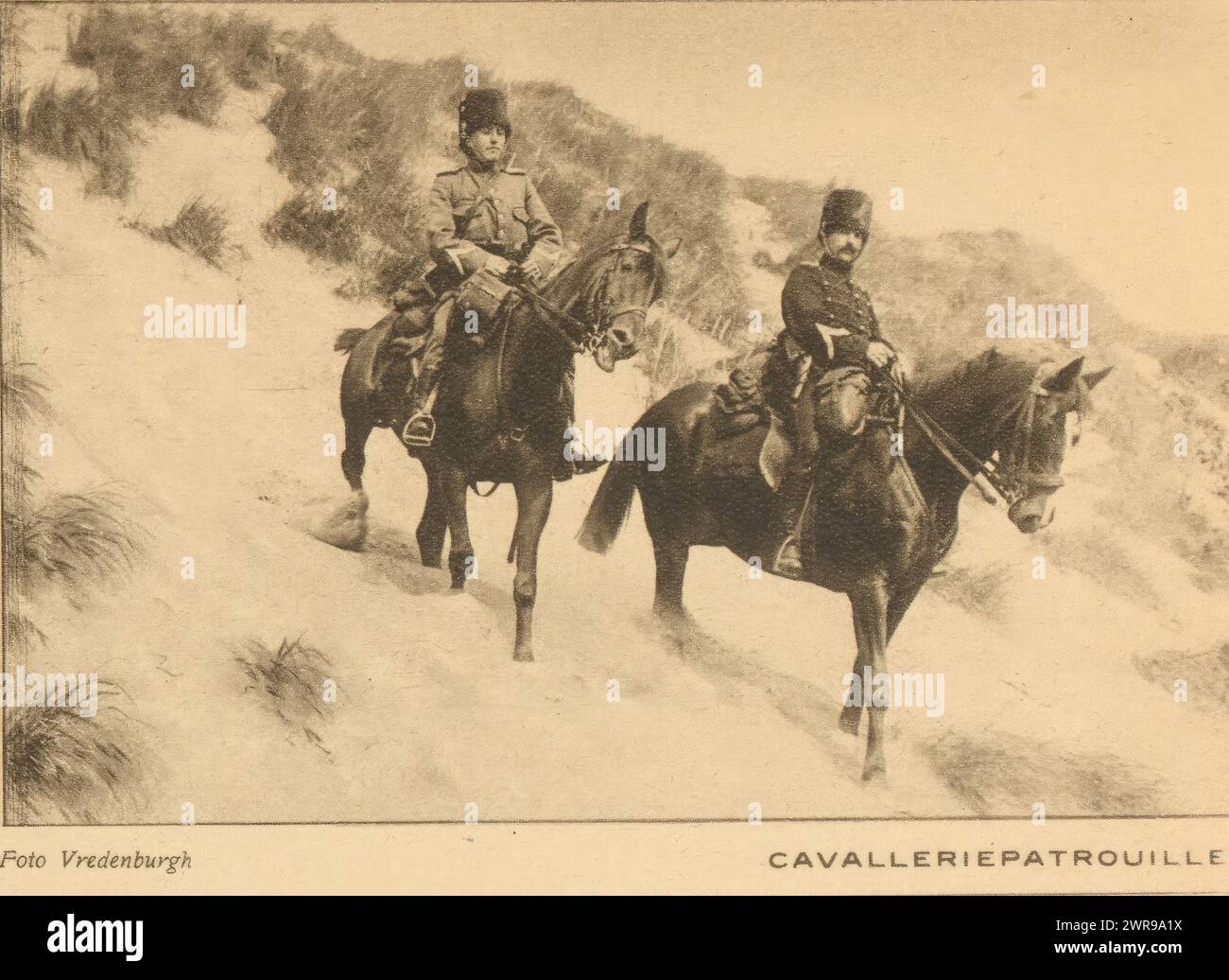 Cavalry exercise in the dunes, Cavalry patrol (title on object), This ...