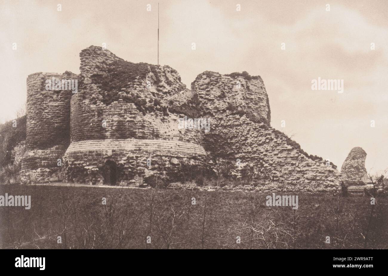 Pontefract castle remains hi-res stock photography and images - Alamy