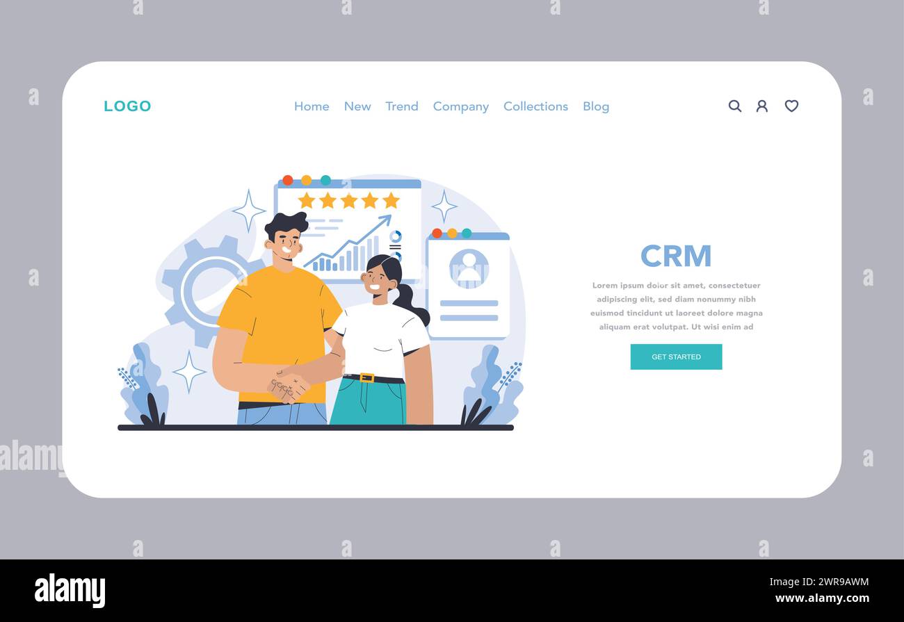 Crm dashboard hi-res stock photography and images - Alamy