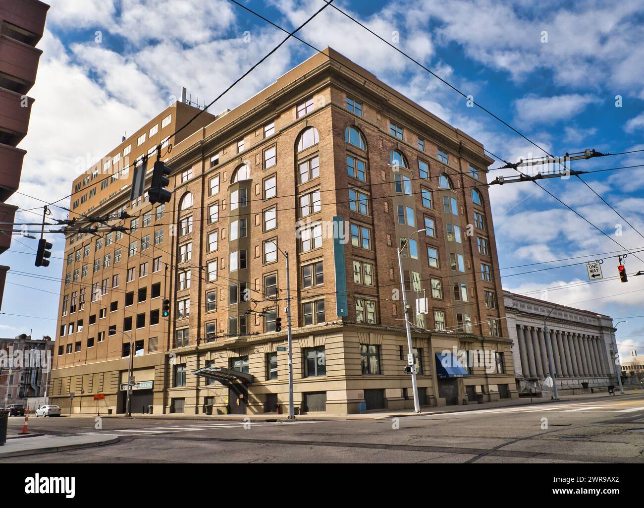 Grand Hotel on South Ludlow Street in downtown Dayton Ohio Stock Photo ...