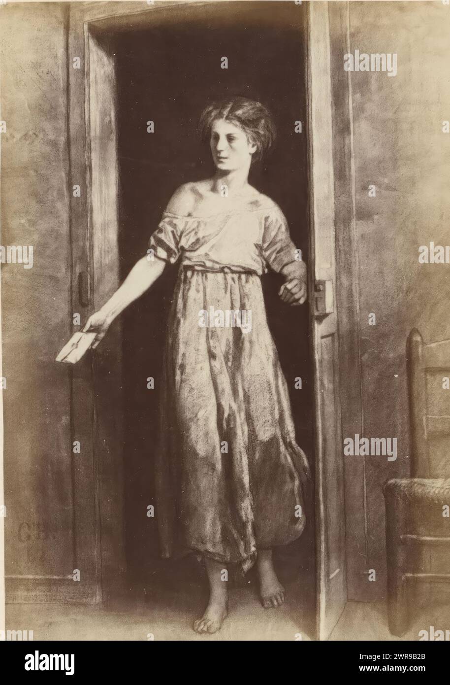 Photo reproduction of a drawing by Eponine from Les Misérables by ...