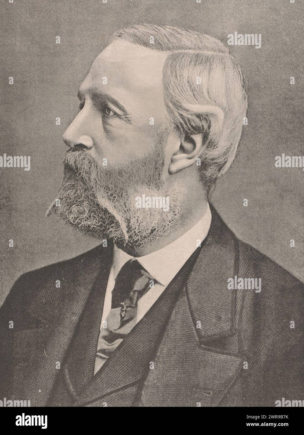 Portrait of King Oscar II of Sweden, S. M. Oscar II, Roi de Suède et ...