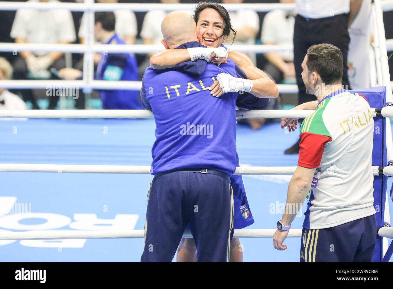 Busto Arsizio, Italy. 11th Mar, 2024. Alessia Mesiano during Boxing ...
