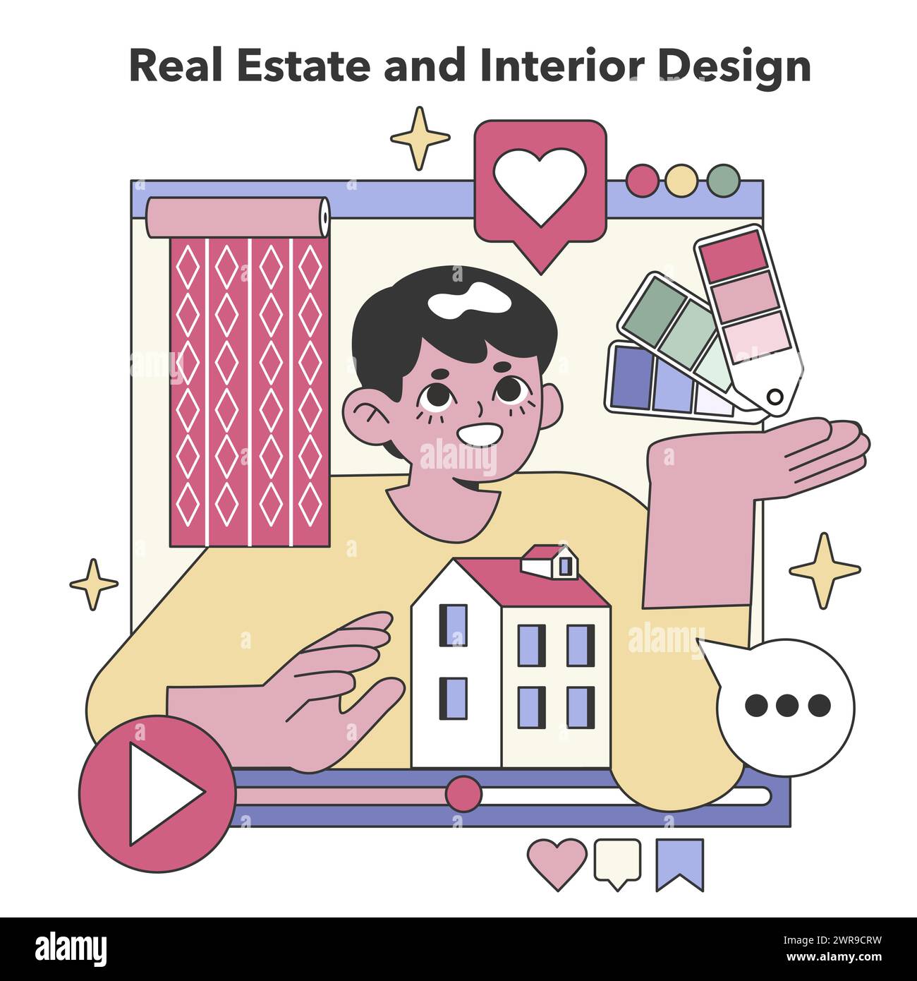 Interior design advice Cut Out Stock Images & Pictures - Alamy