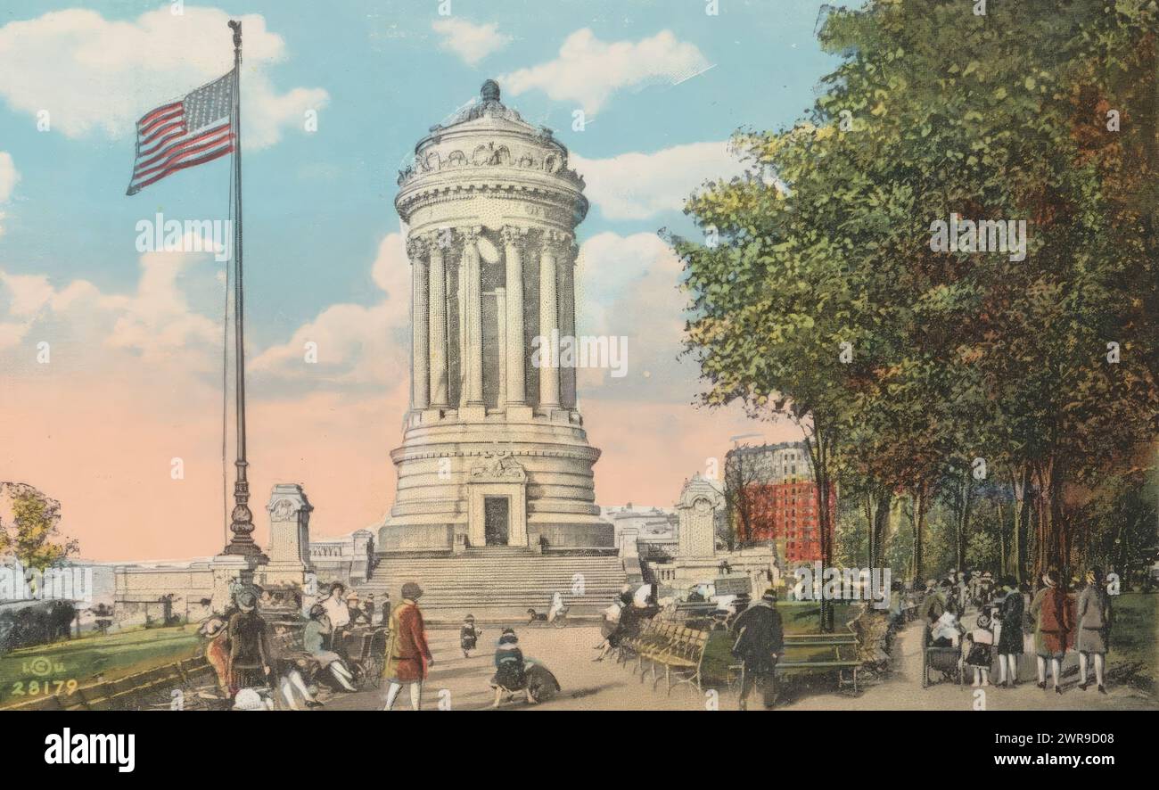 Soldiers and Sailors monument, New York City (title on object), maker ...