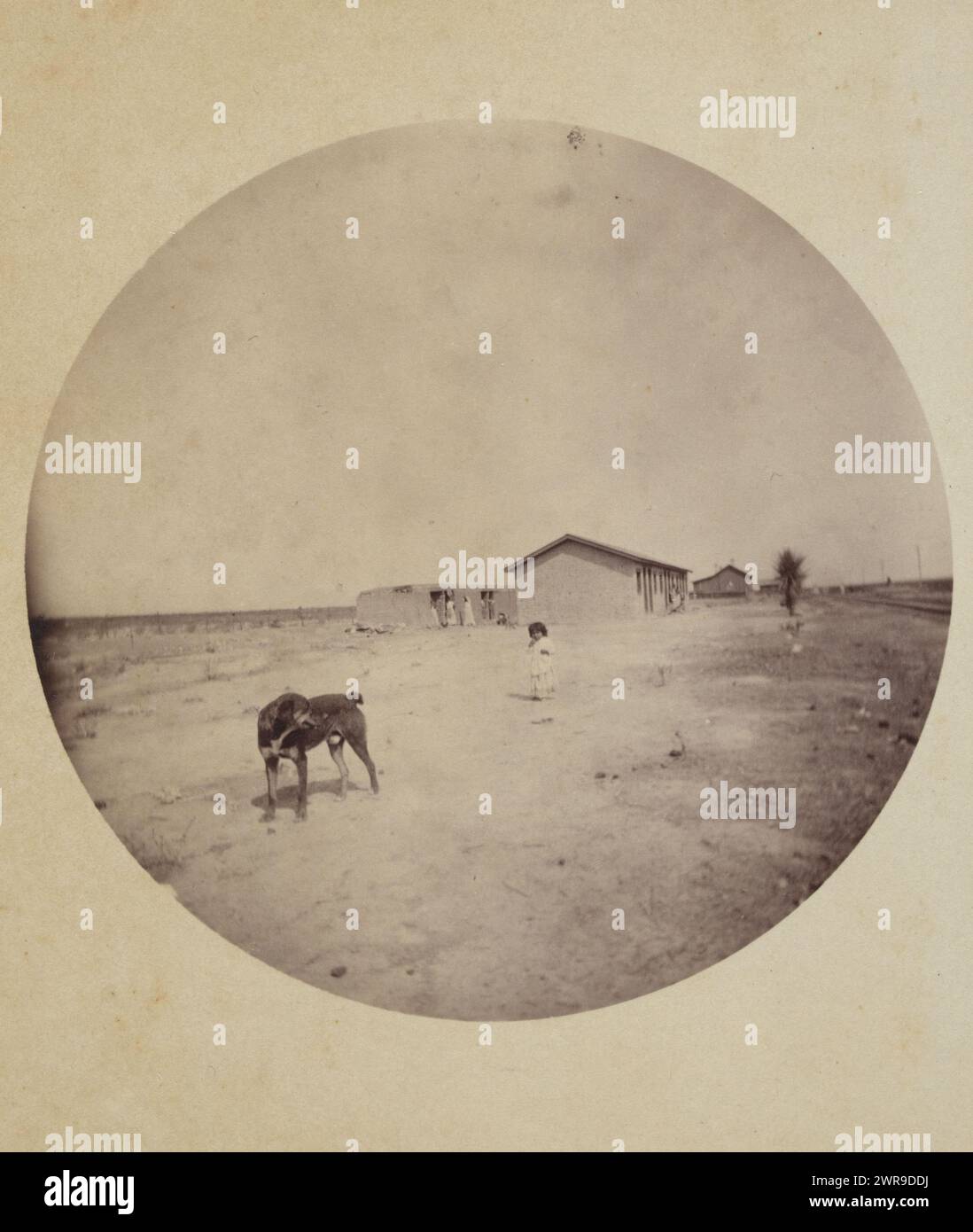 Construction of Central Mexican Railway April 1890, anonymous, United ...