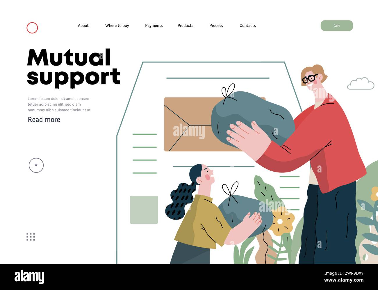 Drop off bins Stock Vector Images - Alamy