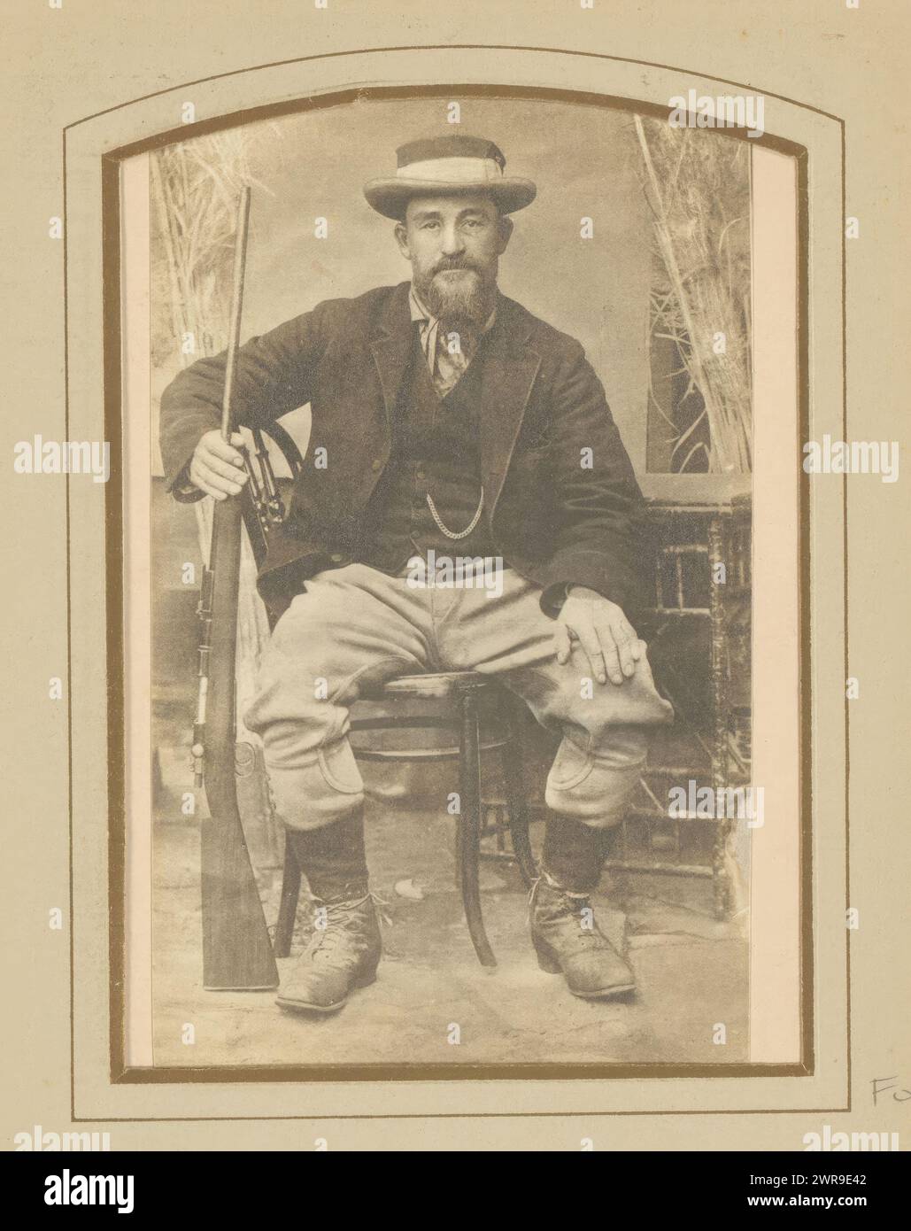 Portrait of General Christiaan de Wet, This photo is part of an album ...