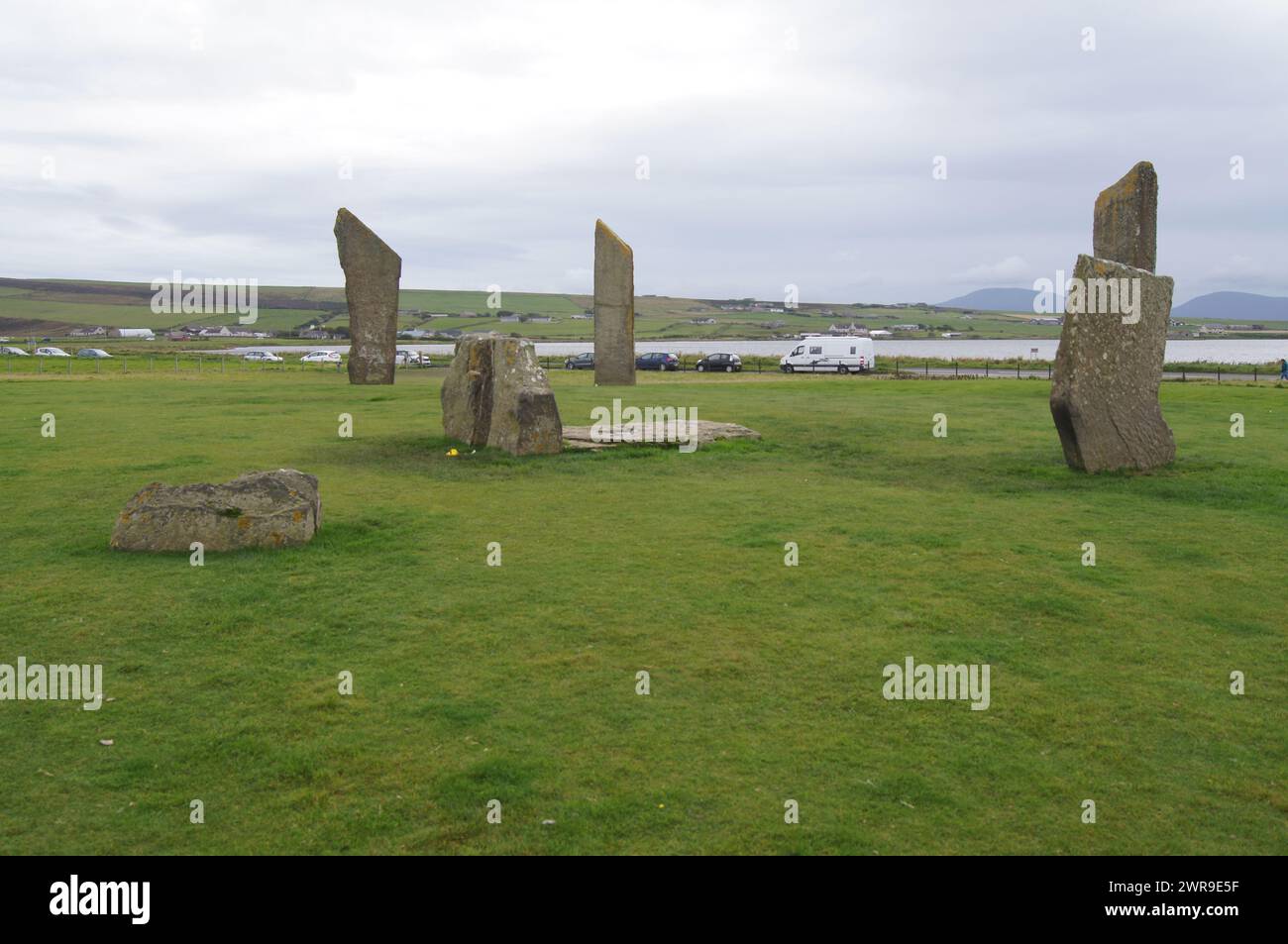 The Stones of Stenness, Orkney, Scotland, UK. A 5000 year Old Neolithic ...