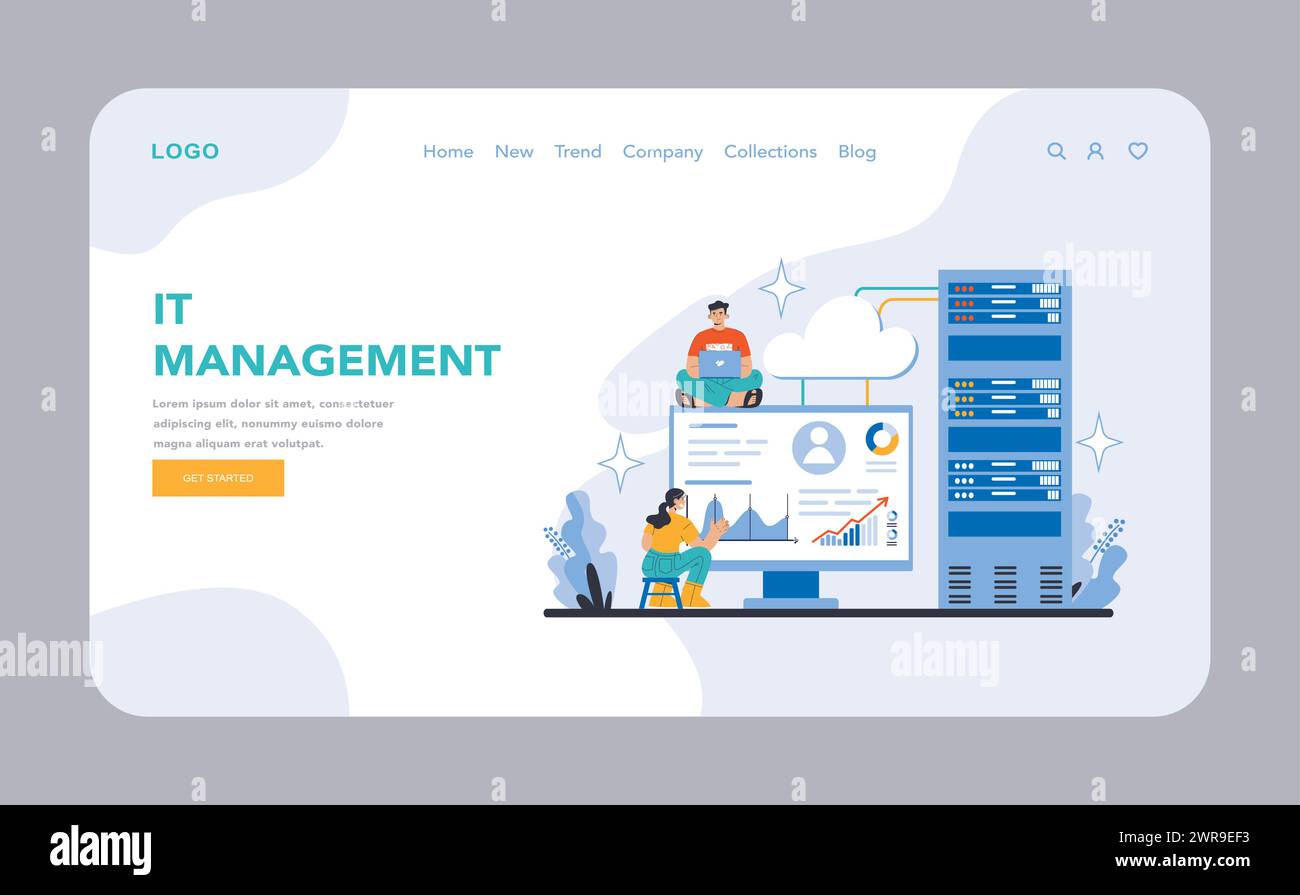 Operational Processes And Technologies Web Or Landing Page Efficient Network Systems And Cloud