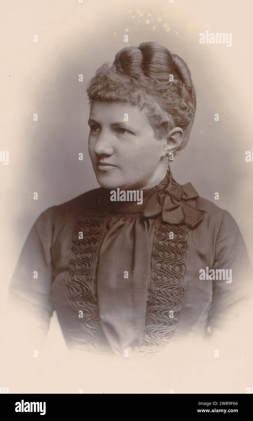 Portrait of a woman, This photo is part of an album., anonymous, Germany, (possibly), 1880 ...