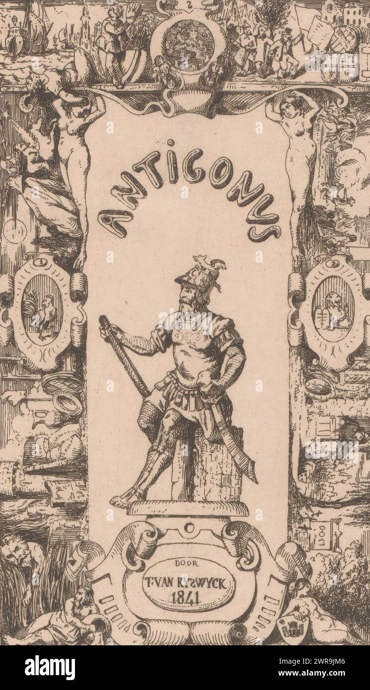 Allegorical frame title page hi-res stock photography and images - Alamy