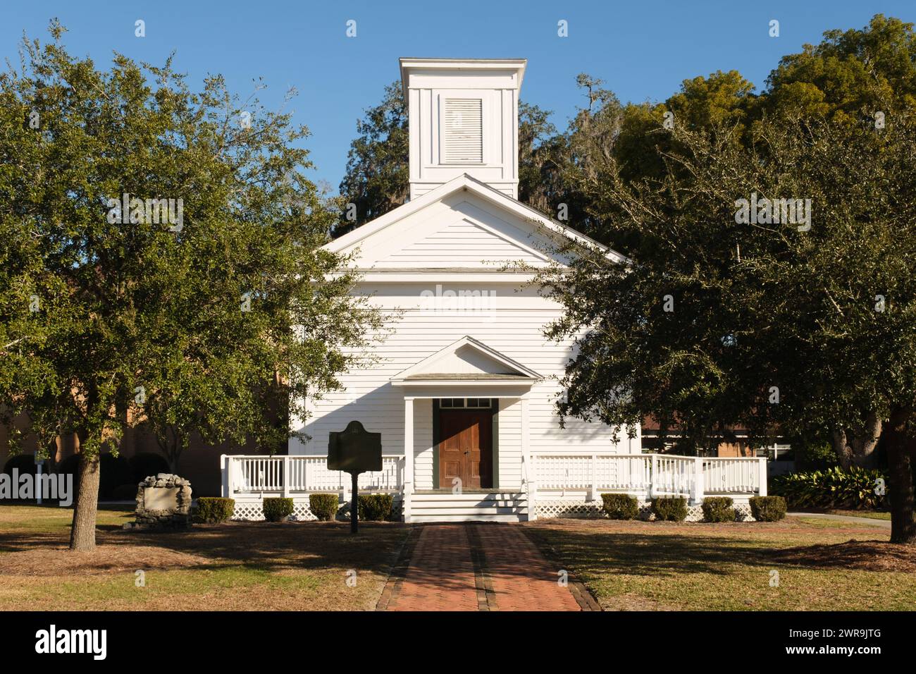 St Marys Methodist Church in St Marys, Georgia. Front view Stock Photo ...