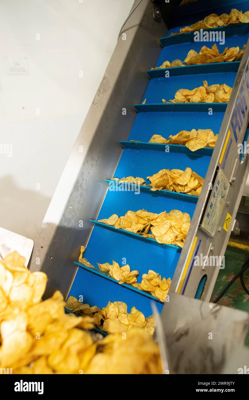 19/09/21 Crisps on ladder conveyor. Timer: 19:25 A farmer and his ...