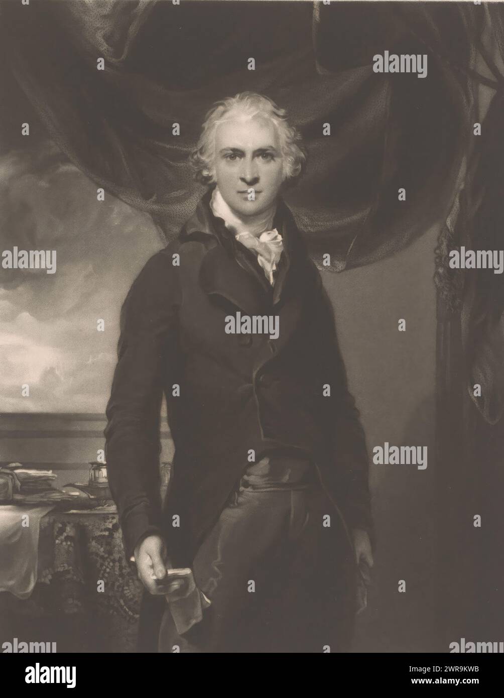 Portrait of Samuel Shepherd, print maker: John Richardson Jackson ...