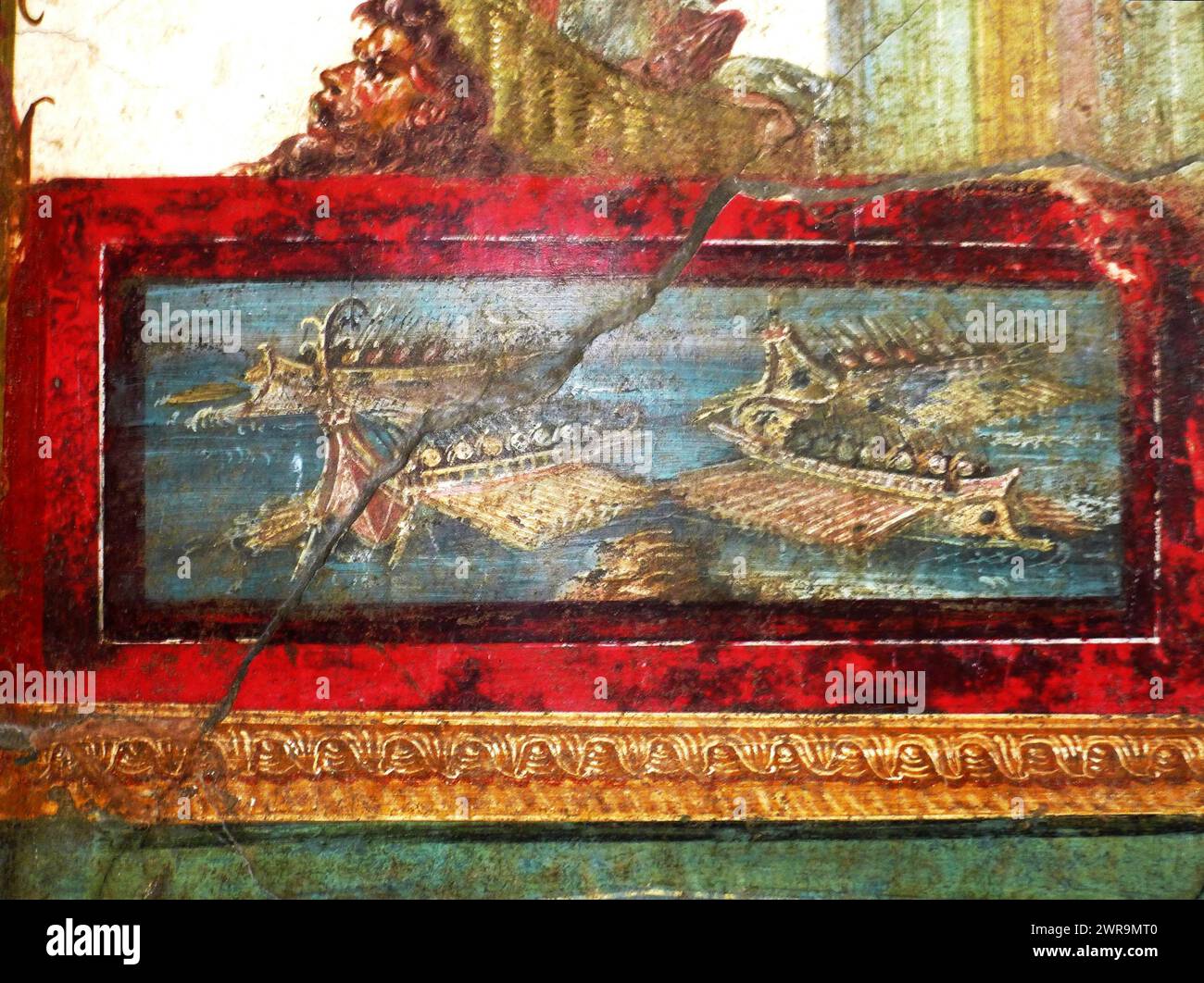ancient Roman painting in Pompei, Italy Stock Photo - Alamy