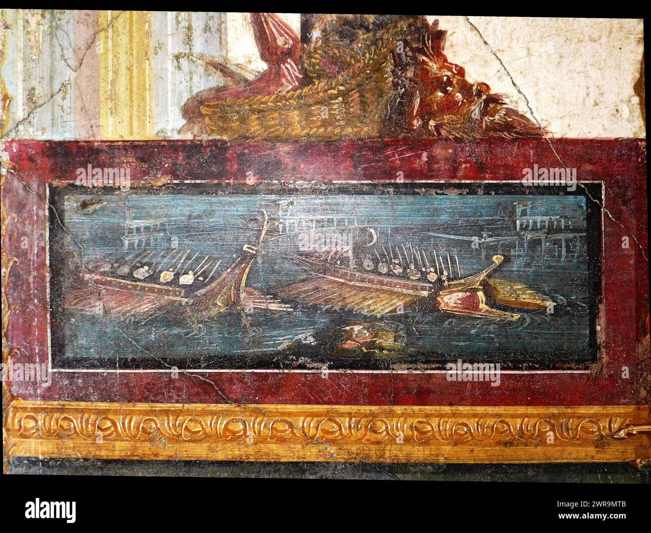 ancient Roman painting in Pompei, Italy Stock Photo - Alamy