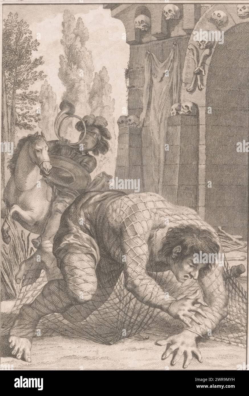 Orlando captures the ogre Orco, print maker: Nicolas Ponce, after ...