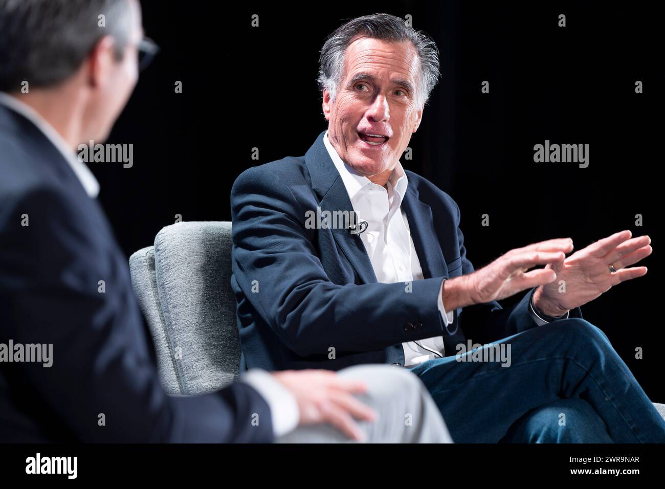 Senator Mitt Romney at the McCain Institute Sedona Forum Stock Photo ...