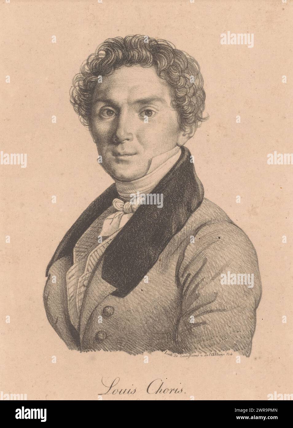 Portrait of Louis Choris, Louis Choris (title on object), print maker ...
