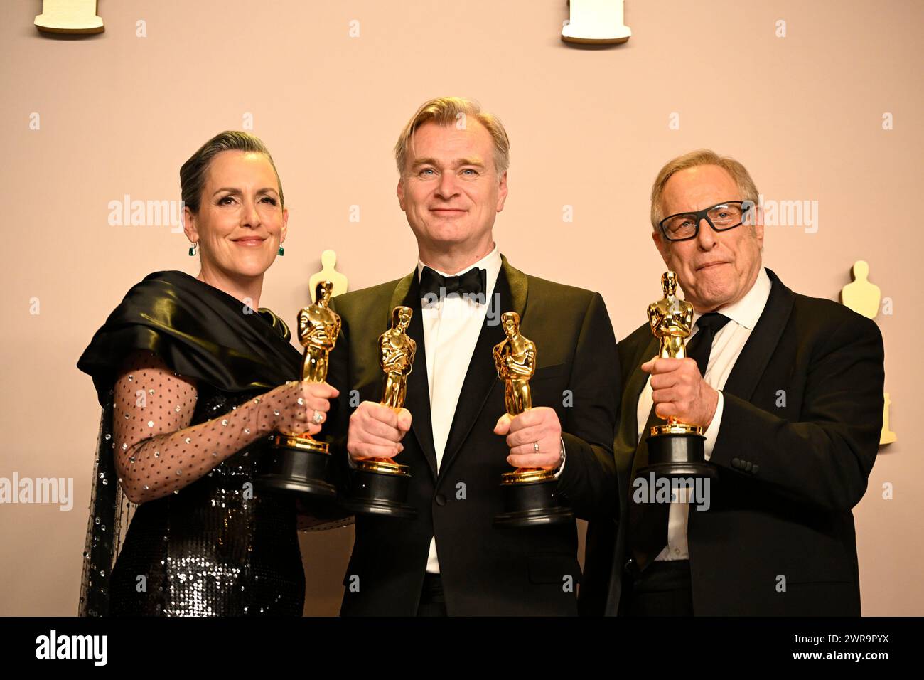 Los Angeles, Ca. 10th Mar, 2024. Christopher Nolan, Emma Thomas And ...