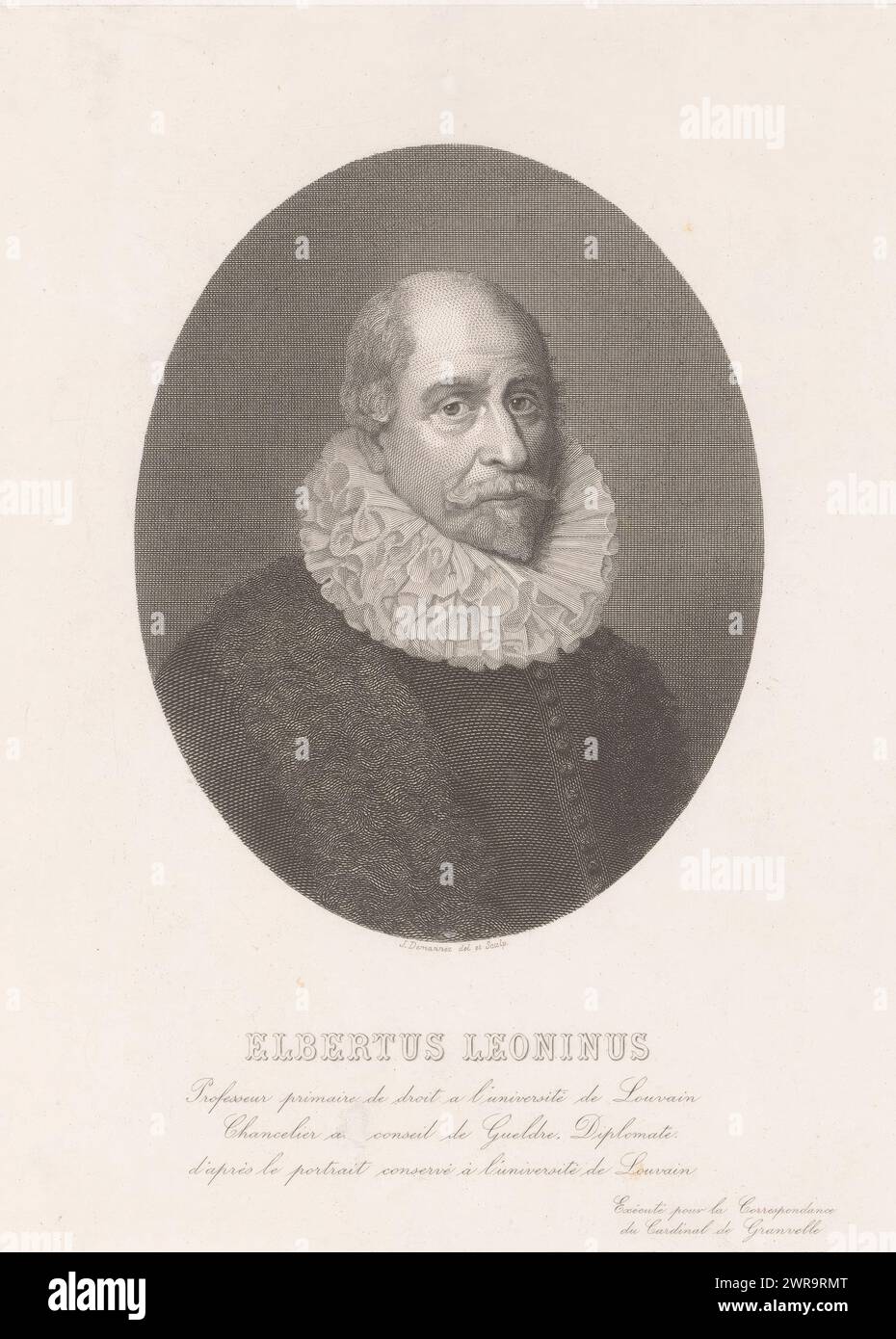 Portrait of Elbertus Leoninus, Elbertus Leoninus (...) (title on object ...